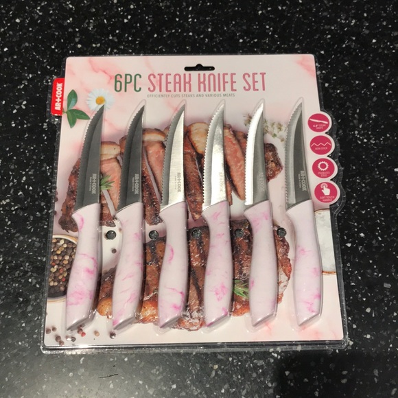 AR+COOK | Dining | Ar Cook Steak Knife Set Santoku Set | Poshmark